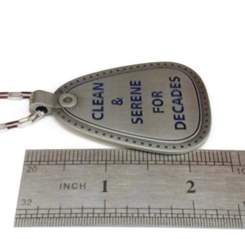 Clean and Serene For Multiple Years NA Metal Keychain Key Tag - Shiny ...